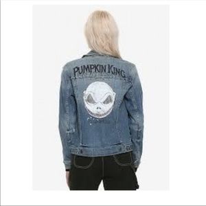 Hot Topic | Jackets & Coats | Jack Skellington Jean Jacket | Poshmark